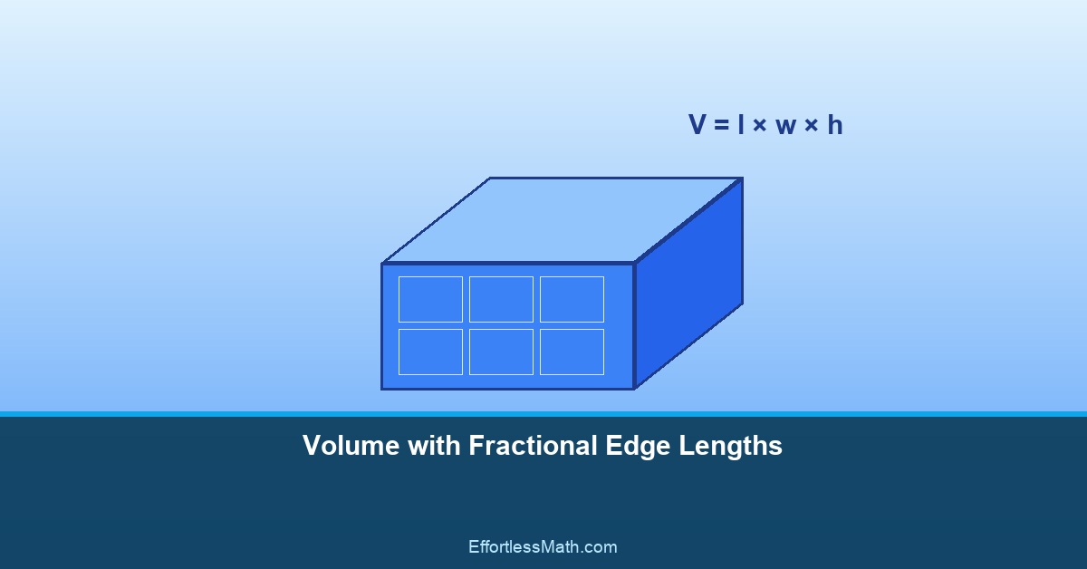 Grade 6 Math: Volume with Fractional Edge Lengths - Effortless Math: We ...