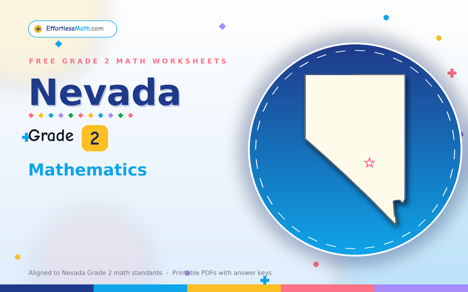 Nevada Grade 2 Math Worksheets — Free Printable PDFs | Effortless Math