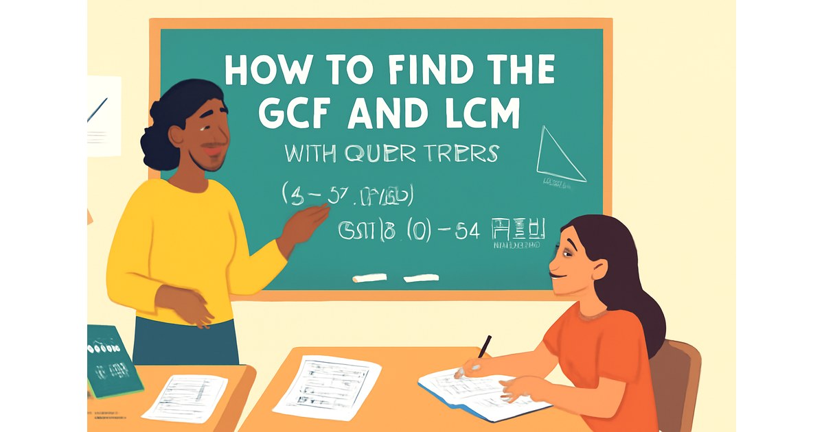 How to Find the GCF and LCM (With Quick Tricks) | Effortless Math