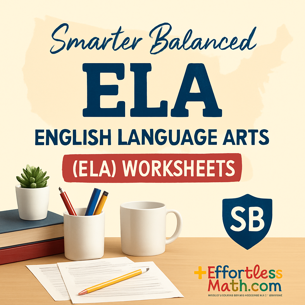 Free Grade 4 English Worksheets for Smarter Balanced Students ...
