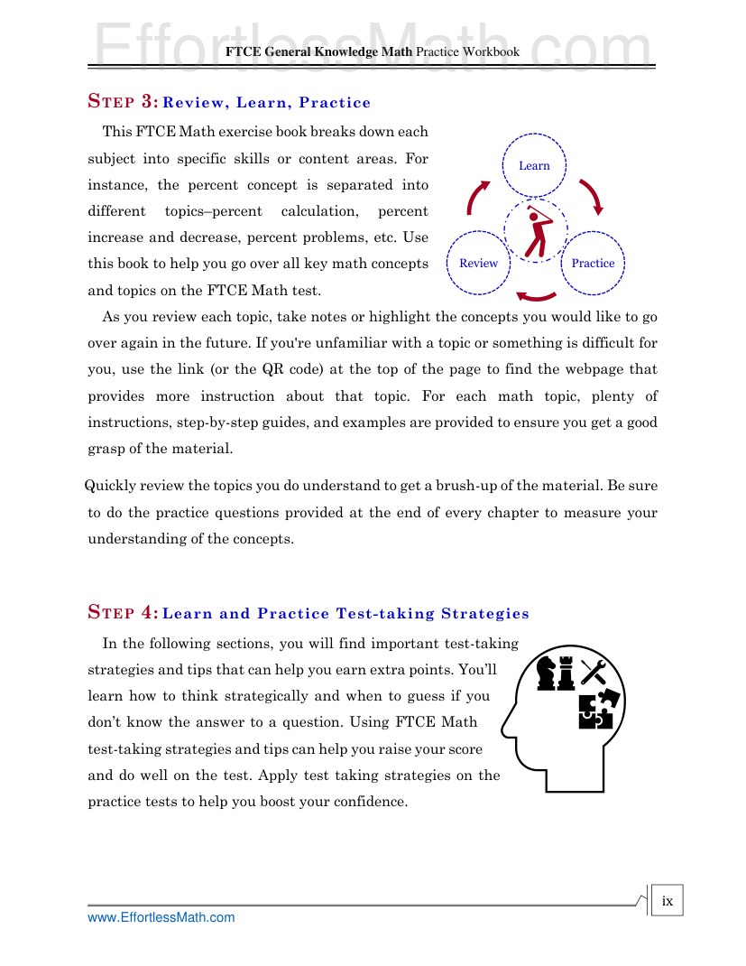 FTCE General Knowledge Math Practice Workbook 2026 PDF Practice ...