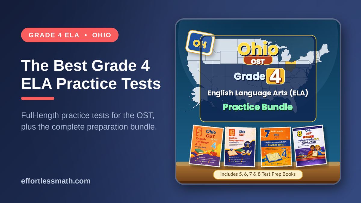 The Best Grade 4 ELA Practice Tests for Ohio Students | Effortless Math