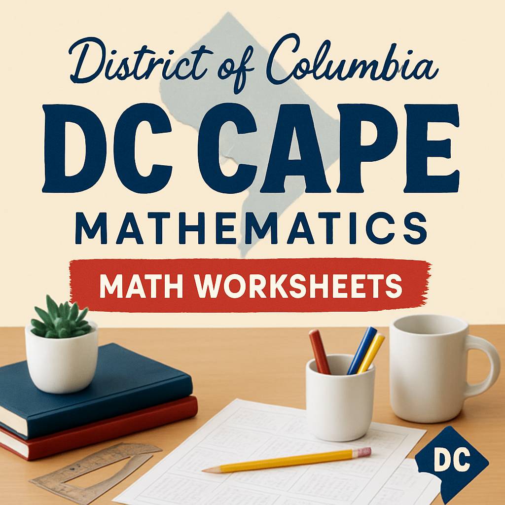 District of Columbia DC CAPE Grade 3 Math at Home — 49 Free Single ...
