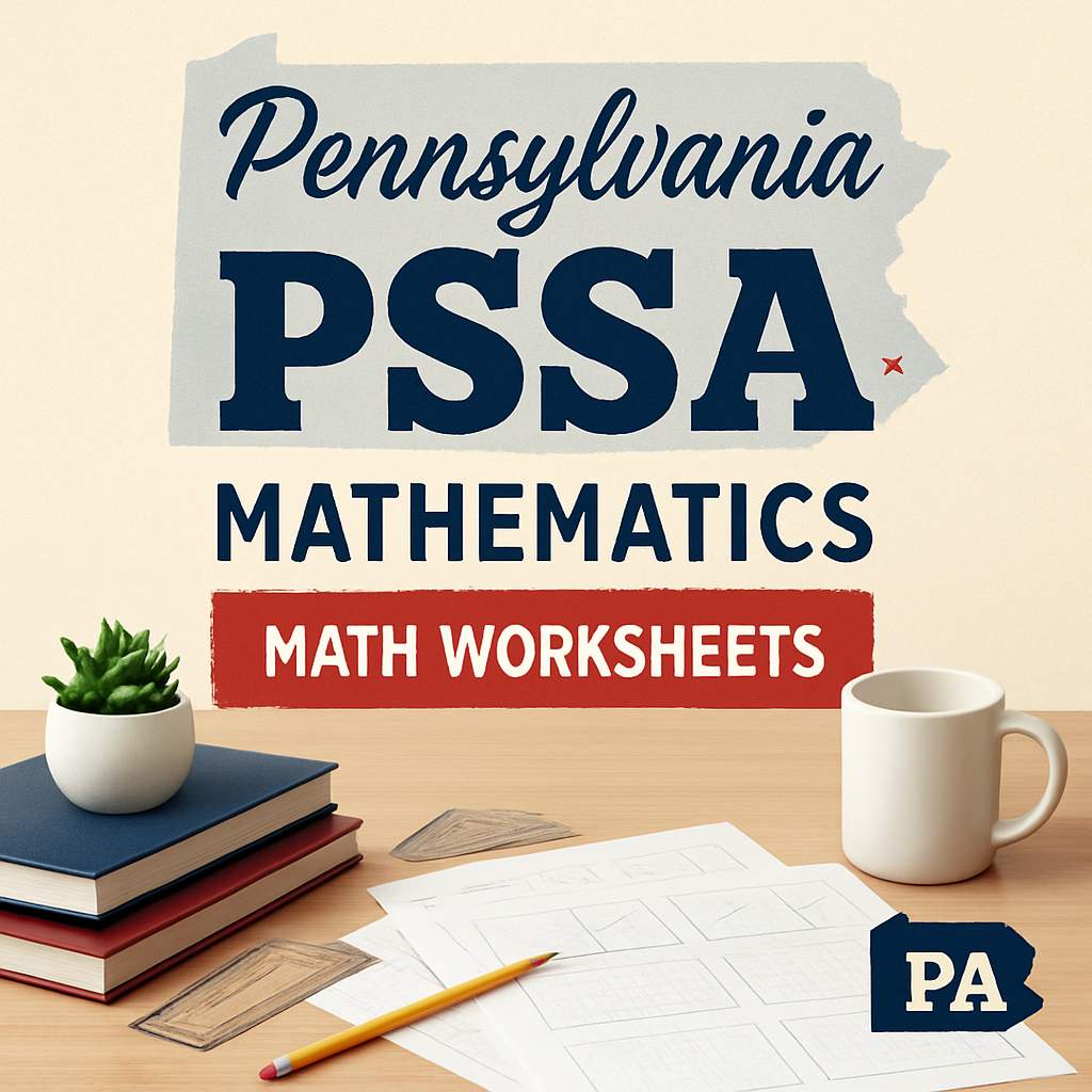 Pennsylvania PSSA Grade 3 Math: 49 Free Single-Page Printables, One ...