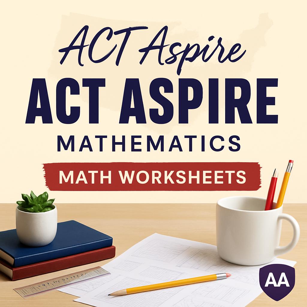 Free ACT Aspire Grade 5 Math Worksheets: 49 Printable PDFs with ...