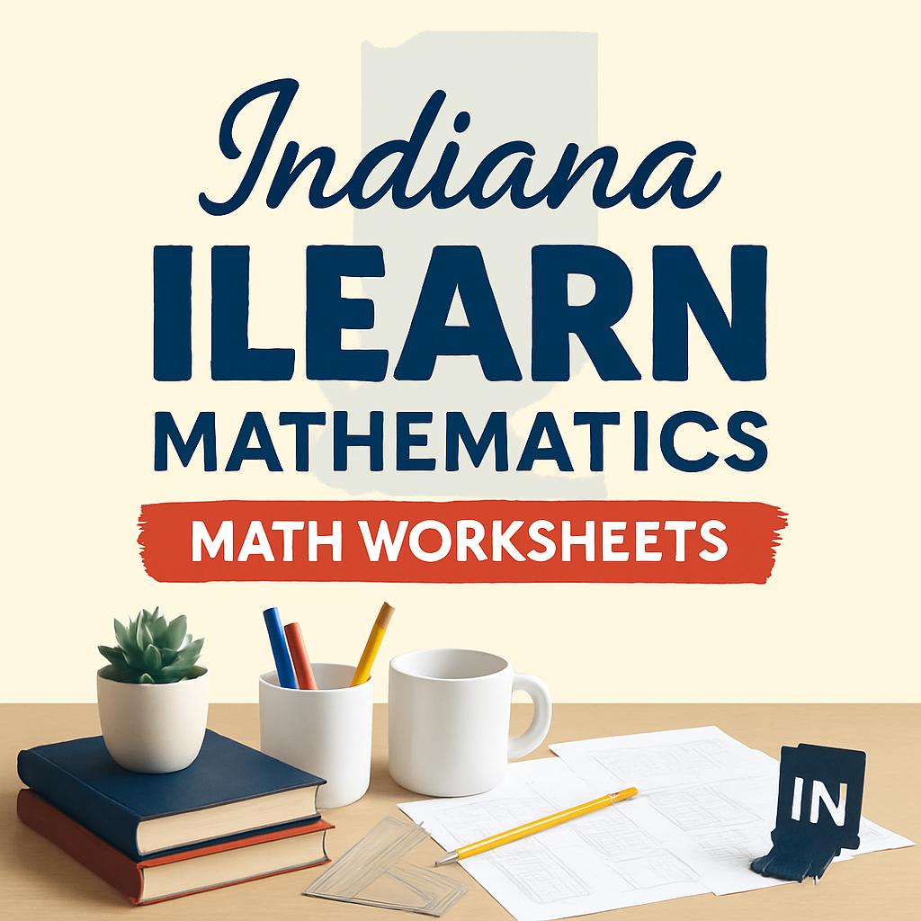 Indiana ILEARN Grade 5 Math Prep, the Calm Way: 49 Free Single-Skill ...
