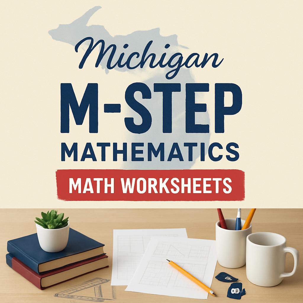 Free Michigan M-STEP Grade 5 Math Practice: 49 Printable PDFs for ...