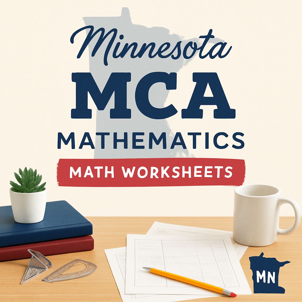The Minnesota MCA Grade 5 Math Worksheet Set — 49 Free Printable PDFs ...