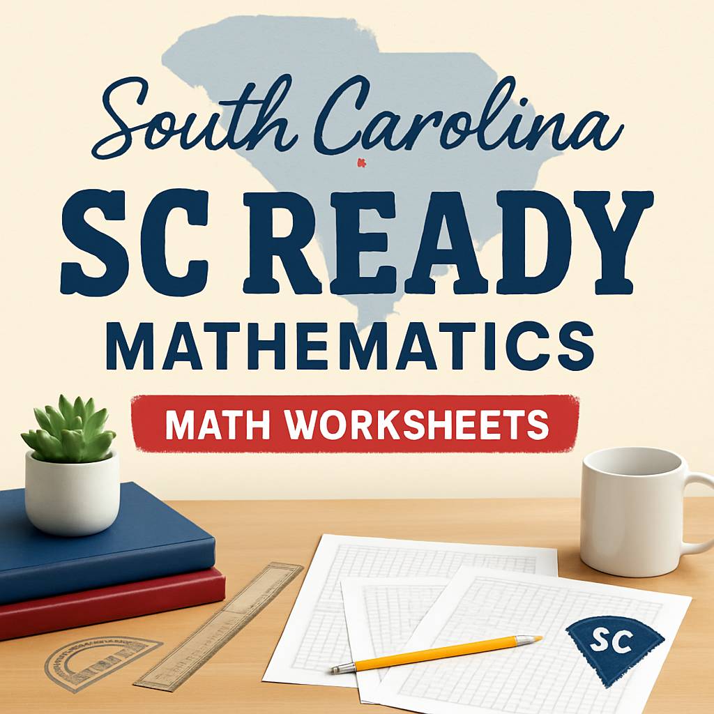 Free South Carolina SC READY Grade 5 Math Practice: 49 Printable PDFs ...