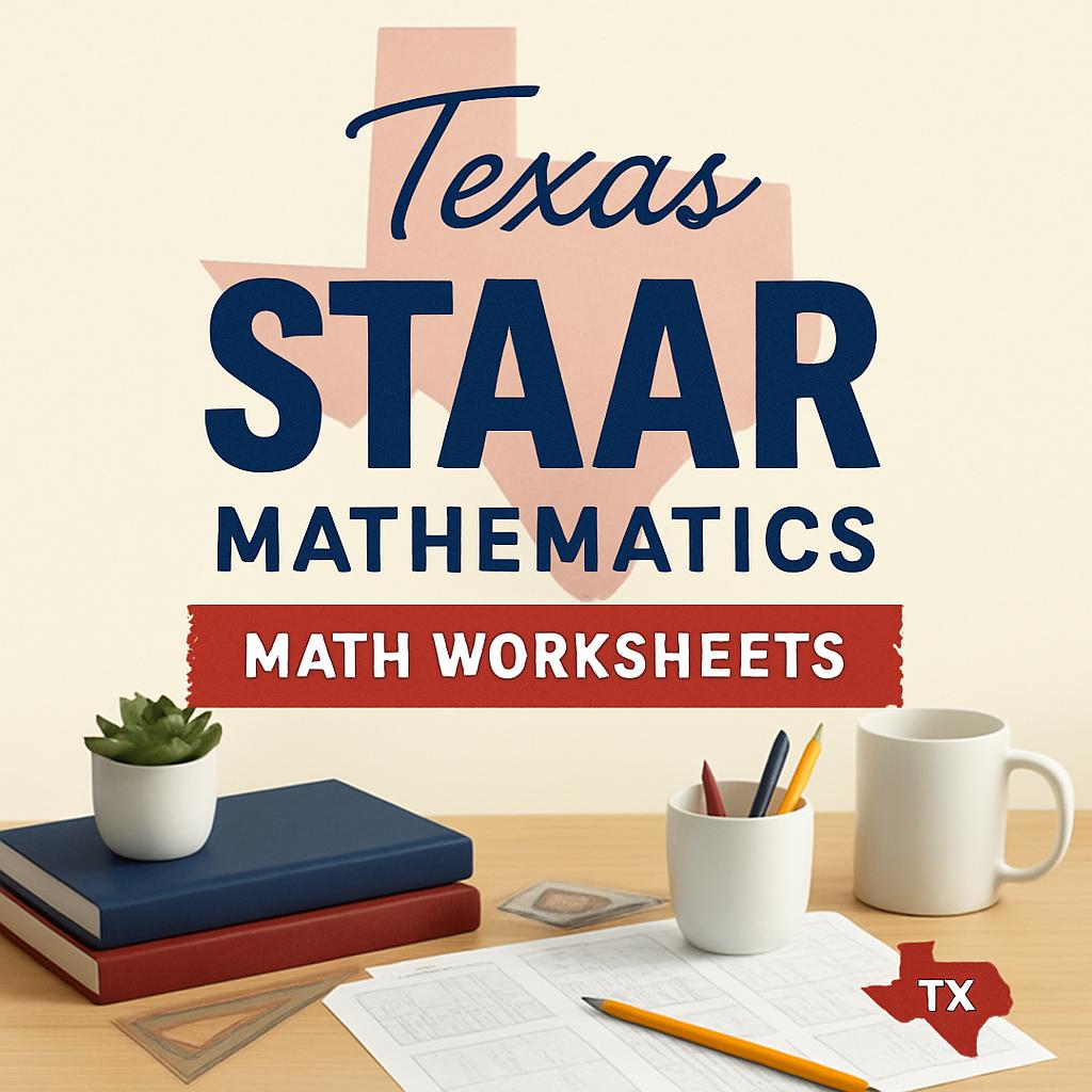 Fifth-Grade Math in Texas (STAAR): 49 Free Printable Worksheets, One ...